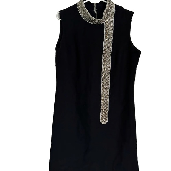 Jerrie Laurie | Dresses | Jerrie Lurie Threads Mod Black And Silver ...